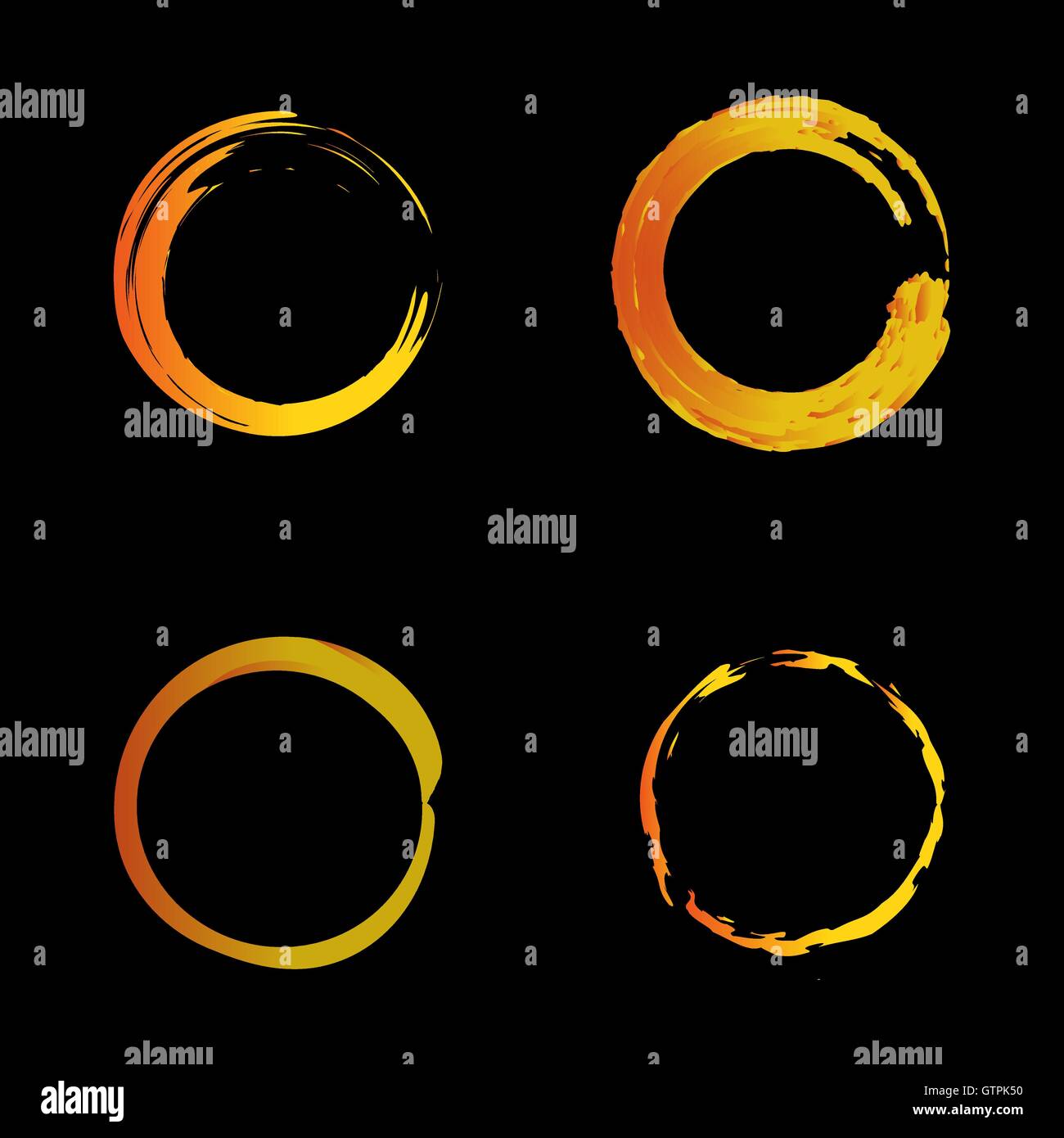 Vector isolated warm orange color logo. Unusual graphic hot design ...