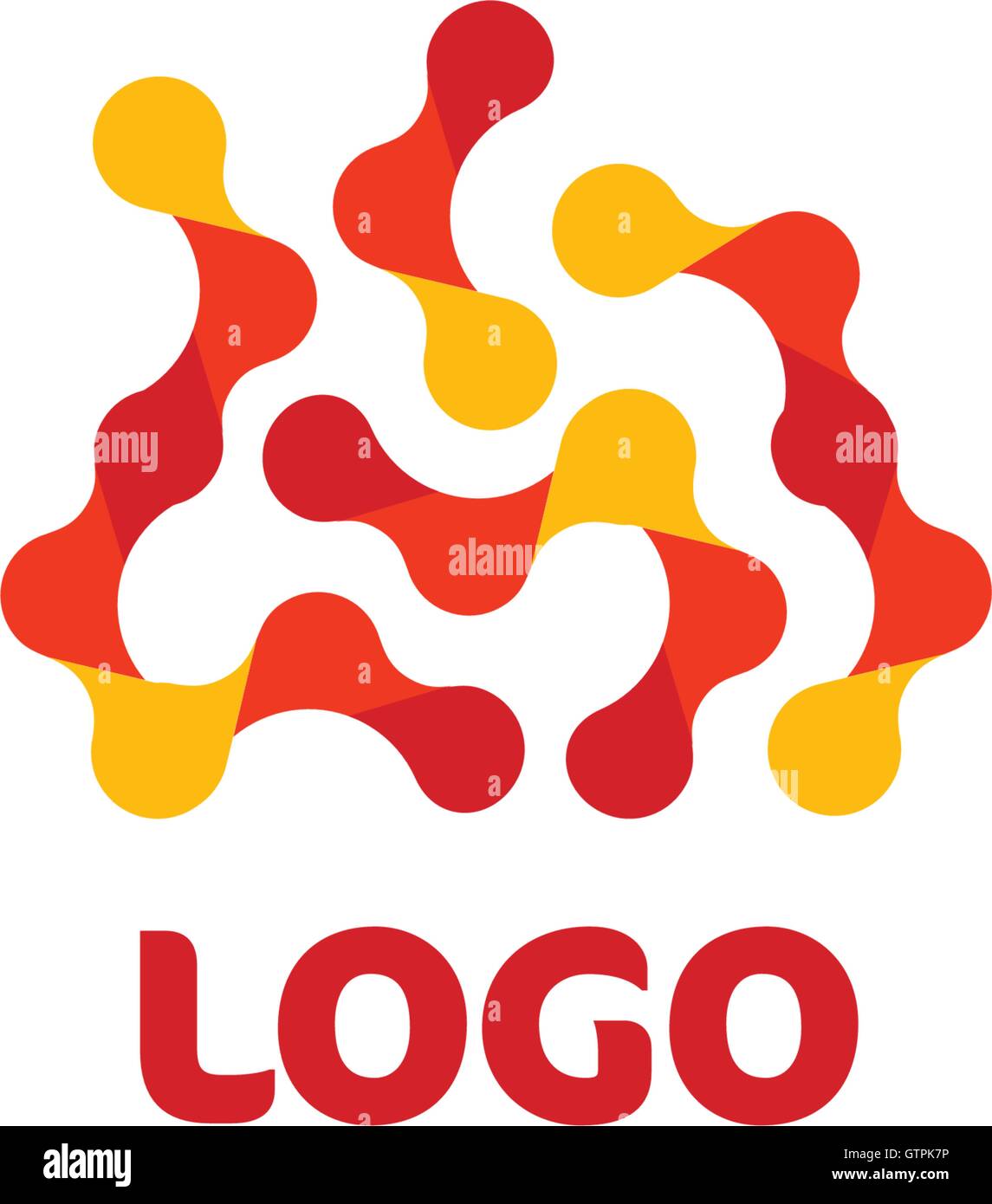 Abstract shape logo. Science logotype. Chemistry sign Stock Vector ...