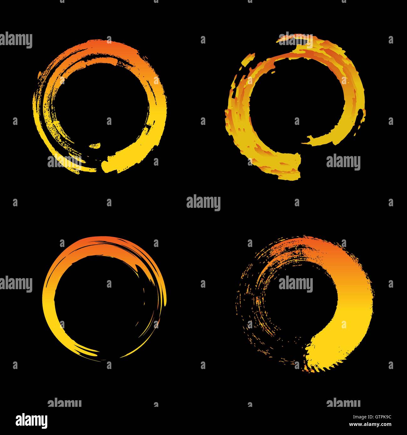Vector isolated warm orange color logo. Unusual graphic hot design ...