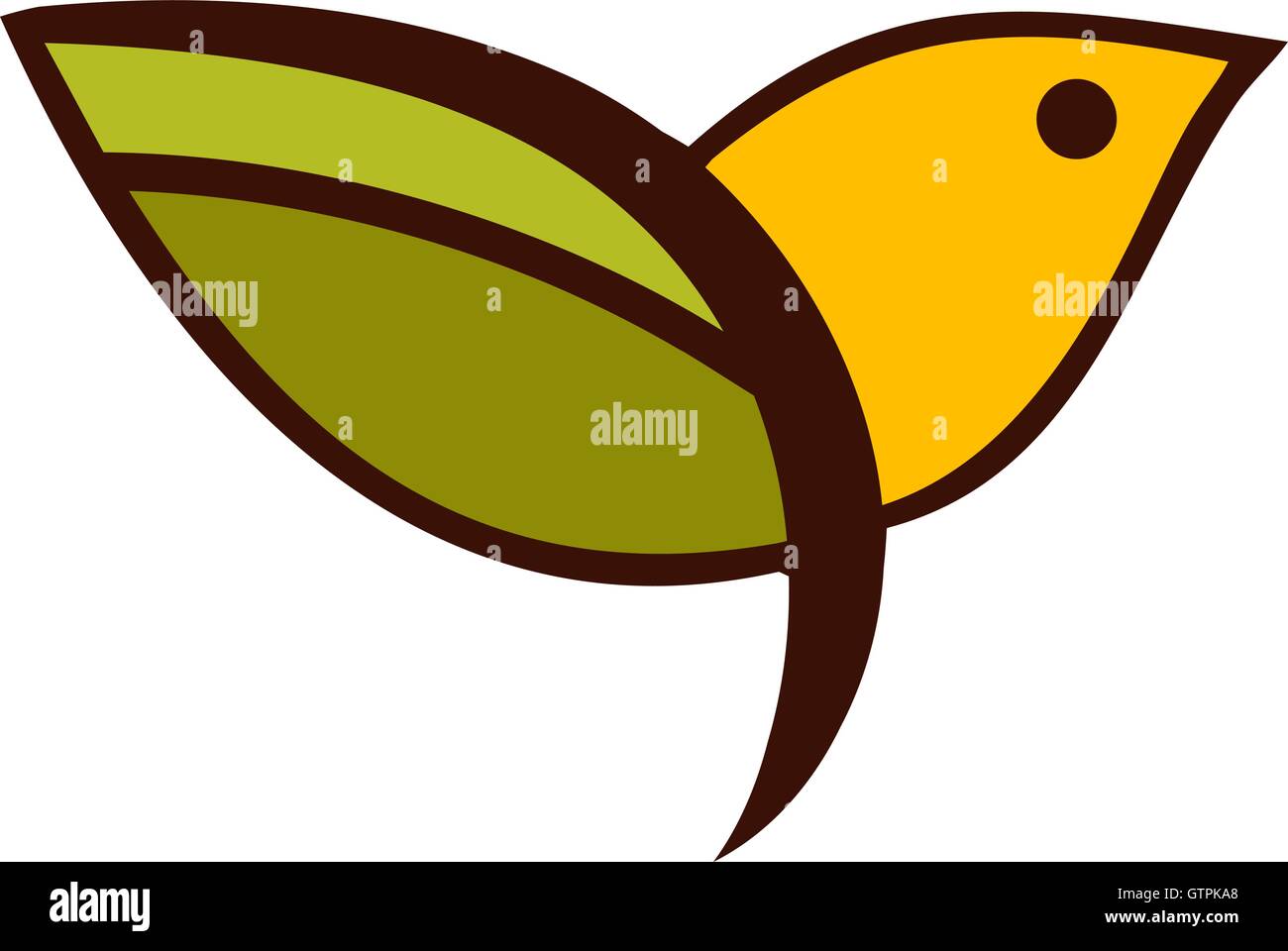 Bird logo. Bird isolated on white background. Bird vector icon ...