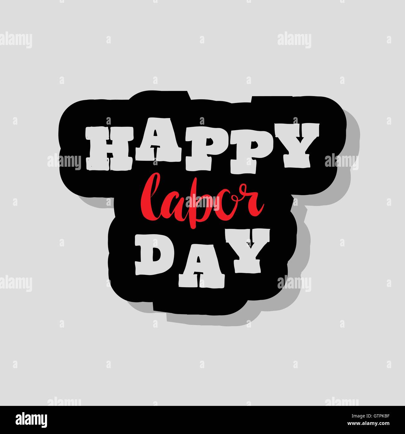 Labour day font Stock Vector Images - Alamy