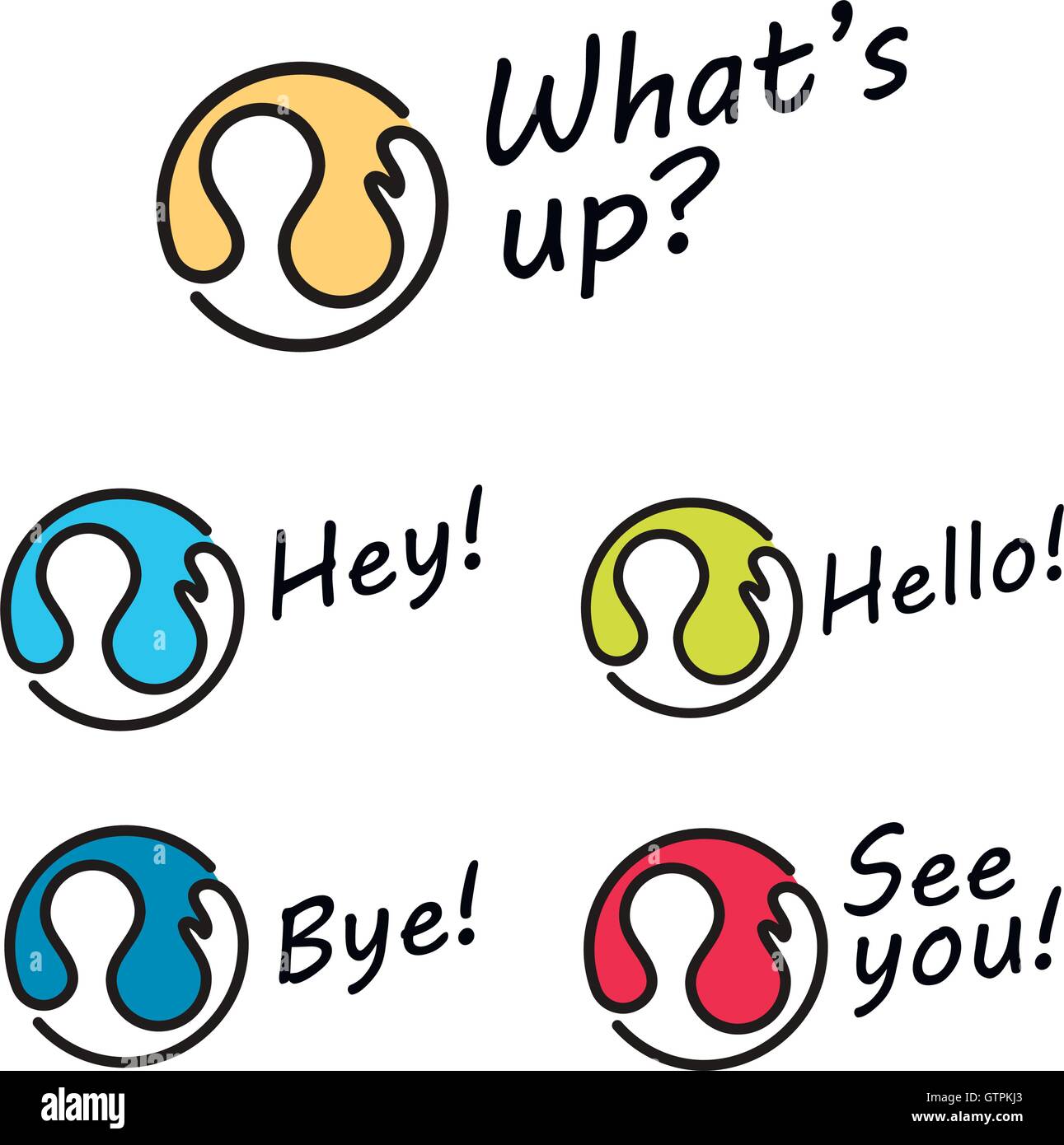 Whats up label Stock Vector Images - Alamy