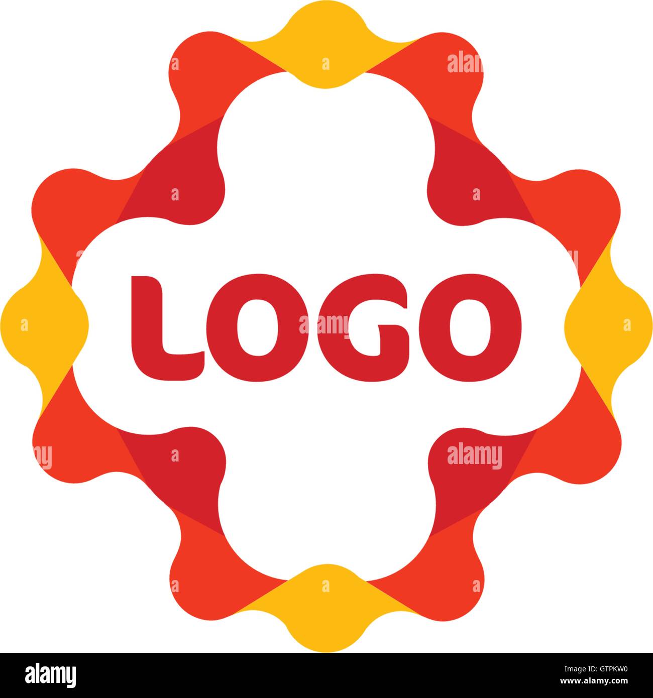 Unusual red vector cross. Abstract medical logo Stock Vector Image ...