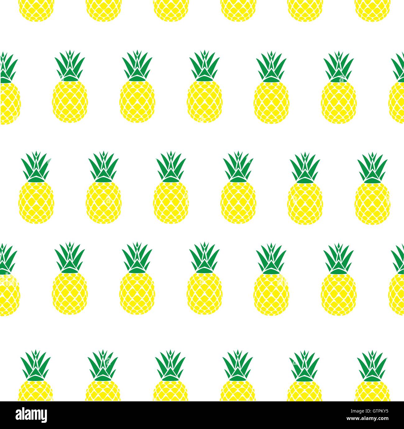 vector seamless pineapple background Stock Vector Image & Art - Alamy