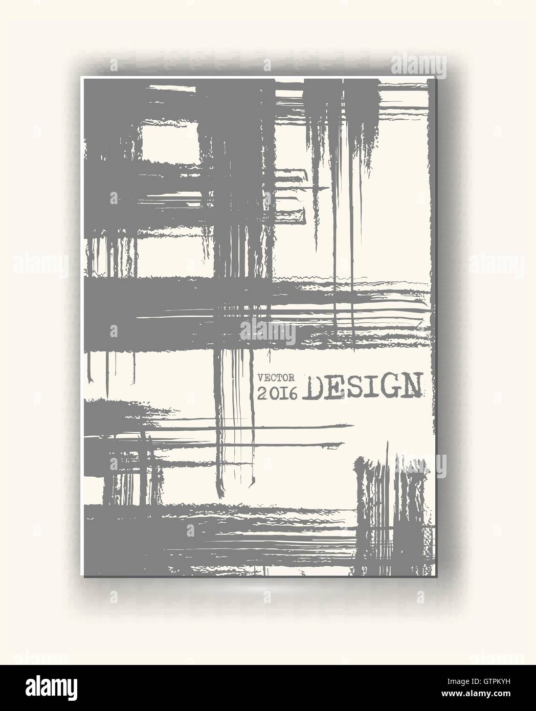 Brochure with Monochrome Cell Backgrounds Stock Vector Image & Art - Alamy
