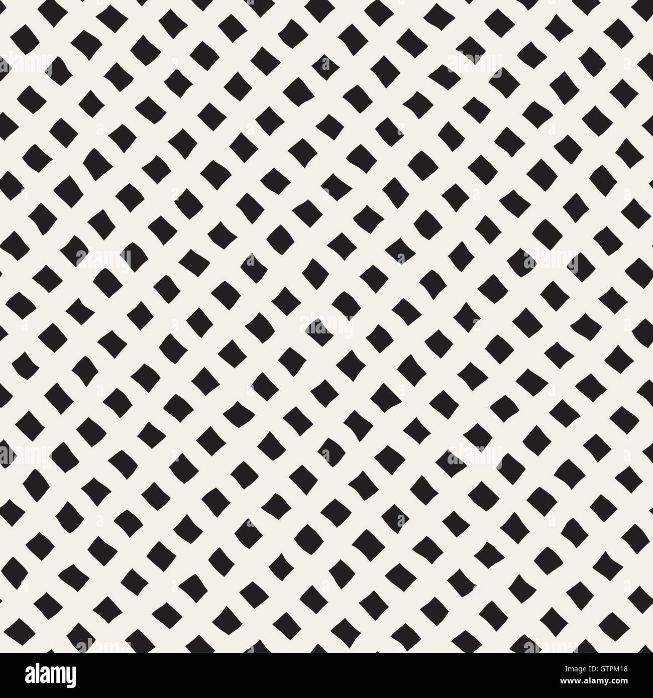 Vector Seamless Diagonal Rhombus Grid Pattern Stock Vector Image & Art - Alamy