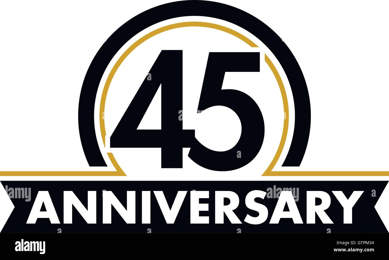 Happy birthday 45th birthday Stock Vector Images - Alamy