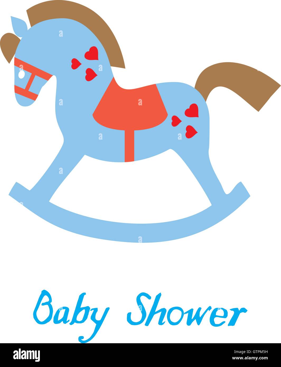 Vector Rocking Horse Stock Vector Image & Art - Alamy