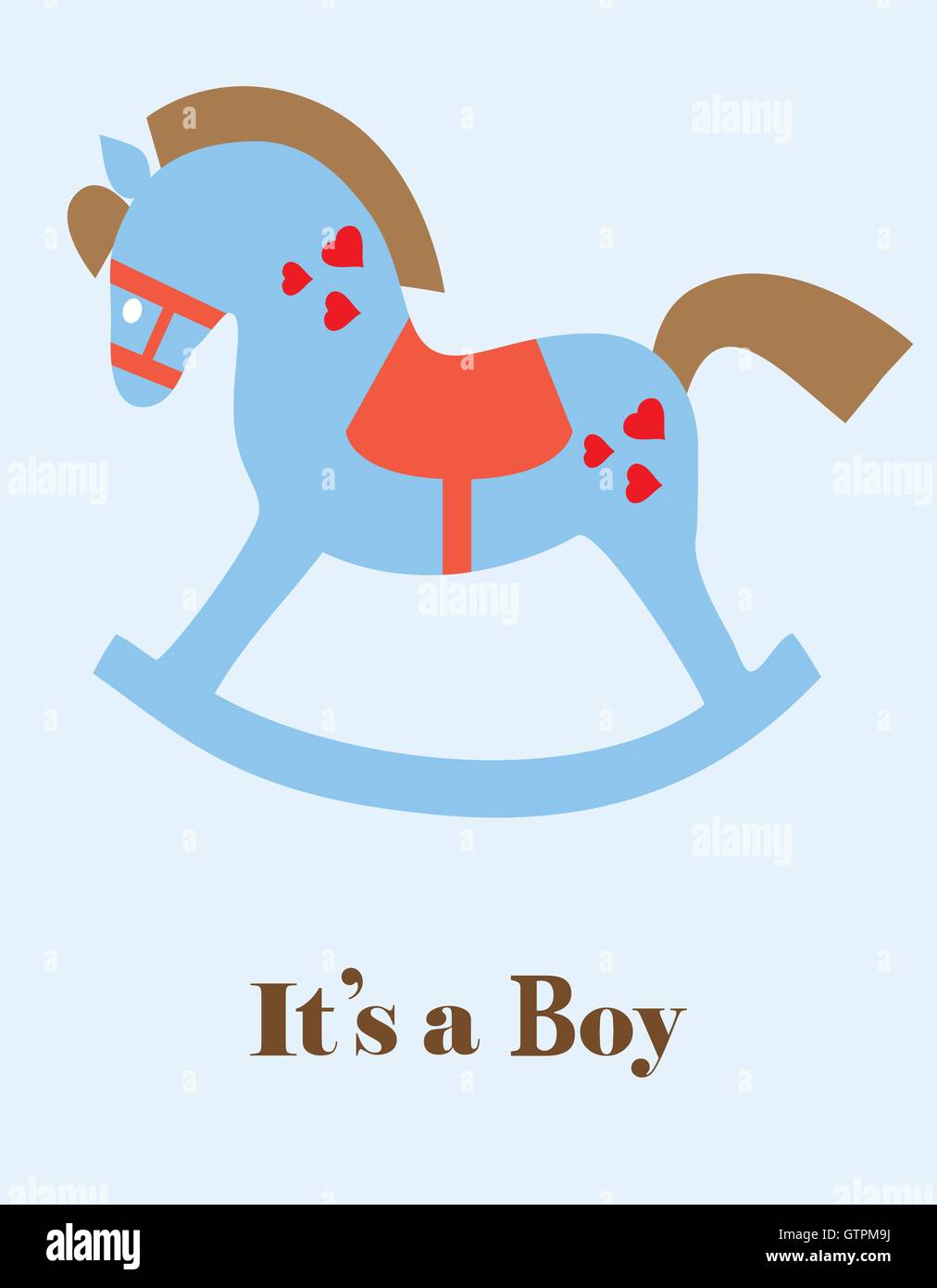 Vector Rocking Horse Stock Vector Image & Art - Alamy