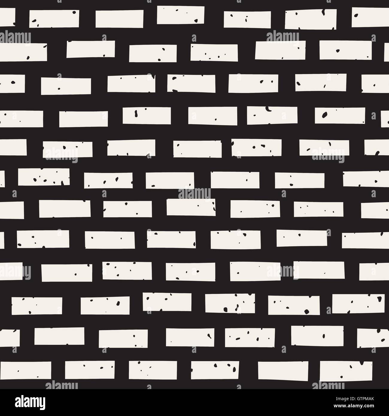 Vector Seamless Horizontal Lines Grungy Brick Pattern Stock Vector ...