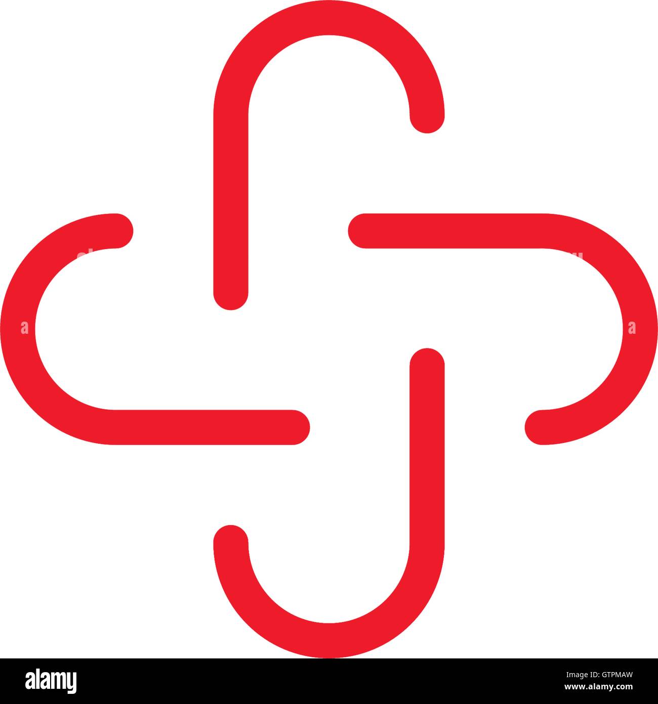Red Plus Sign Logo