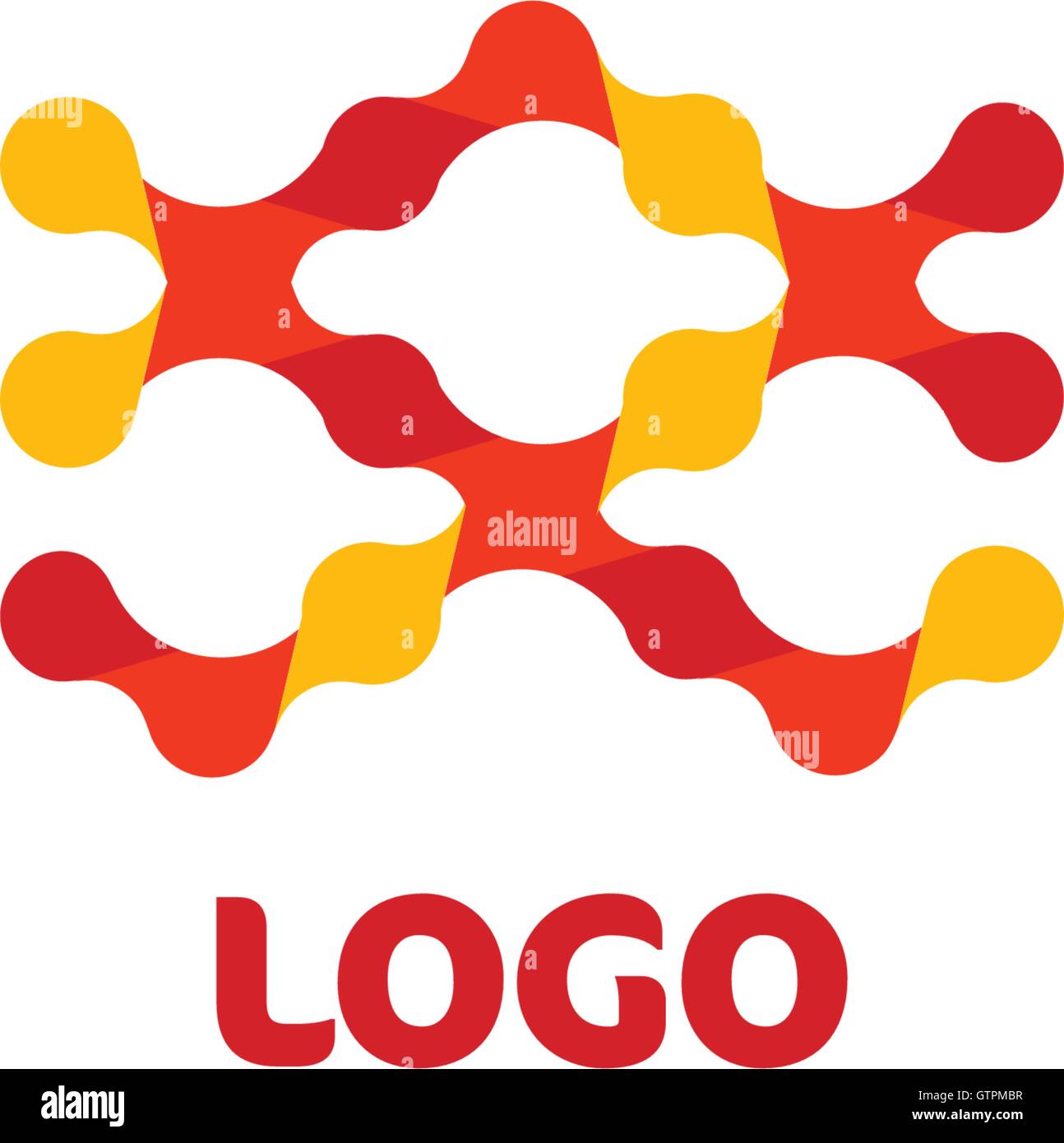 Abstract shape logo hi-res stock photography and images - Alamy