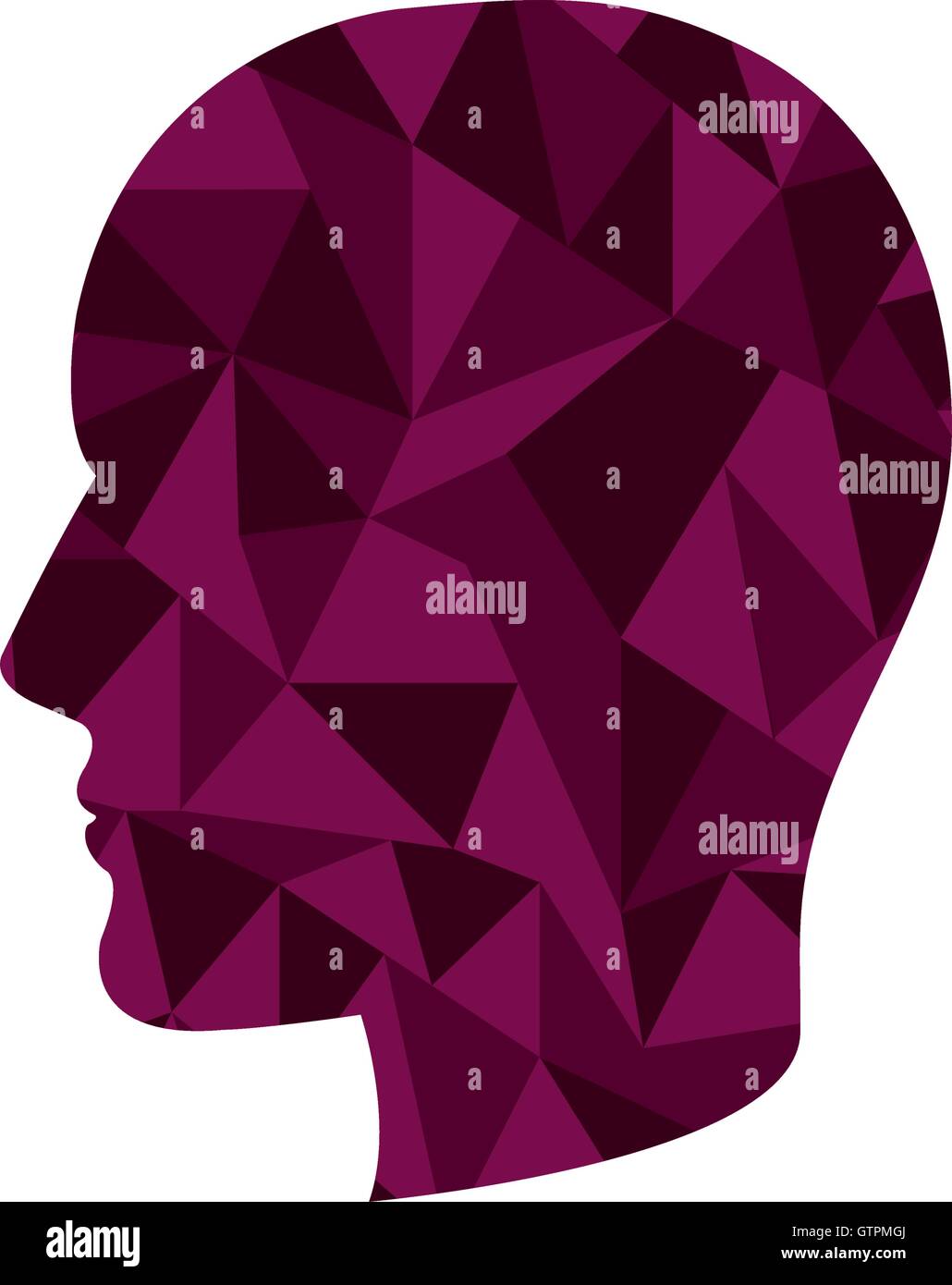 head with abstract texture Stock Vector Image & Art - Alamy