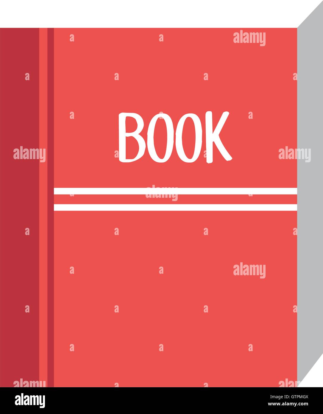 book with red cover Stock Vector Image & Art - Alamy