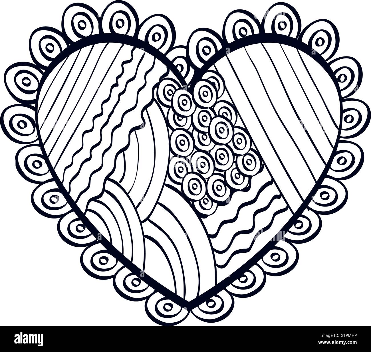 heart love shape Stock Vector Image & Art - Alamy