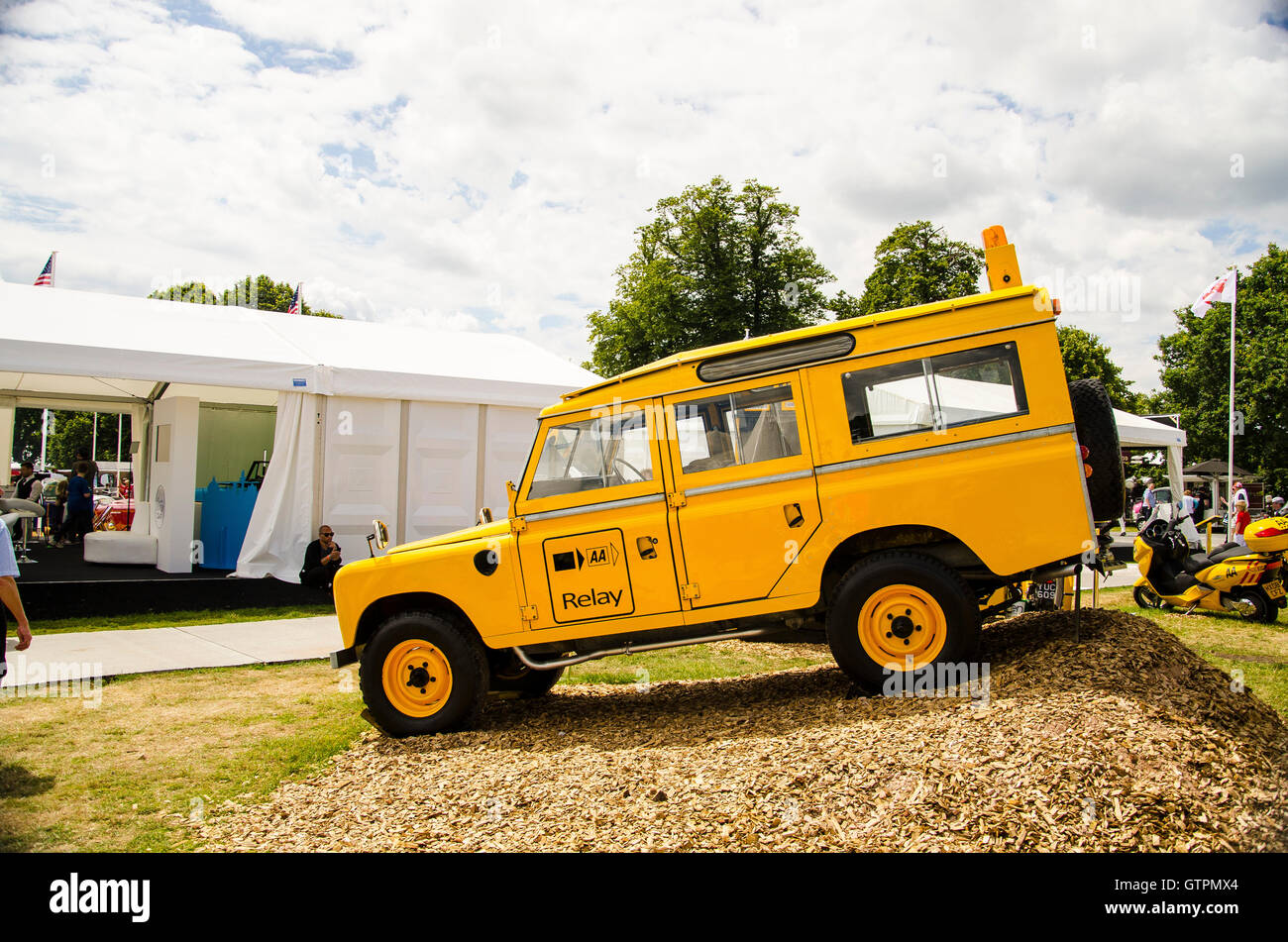 AA Break down Vehicles on display at Goodwood Festival of Speed Stock ...