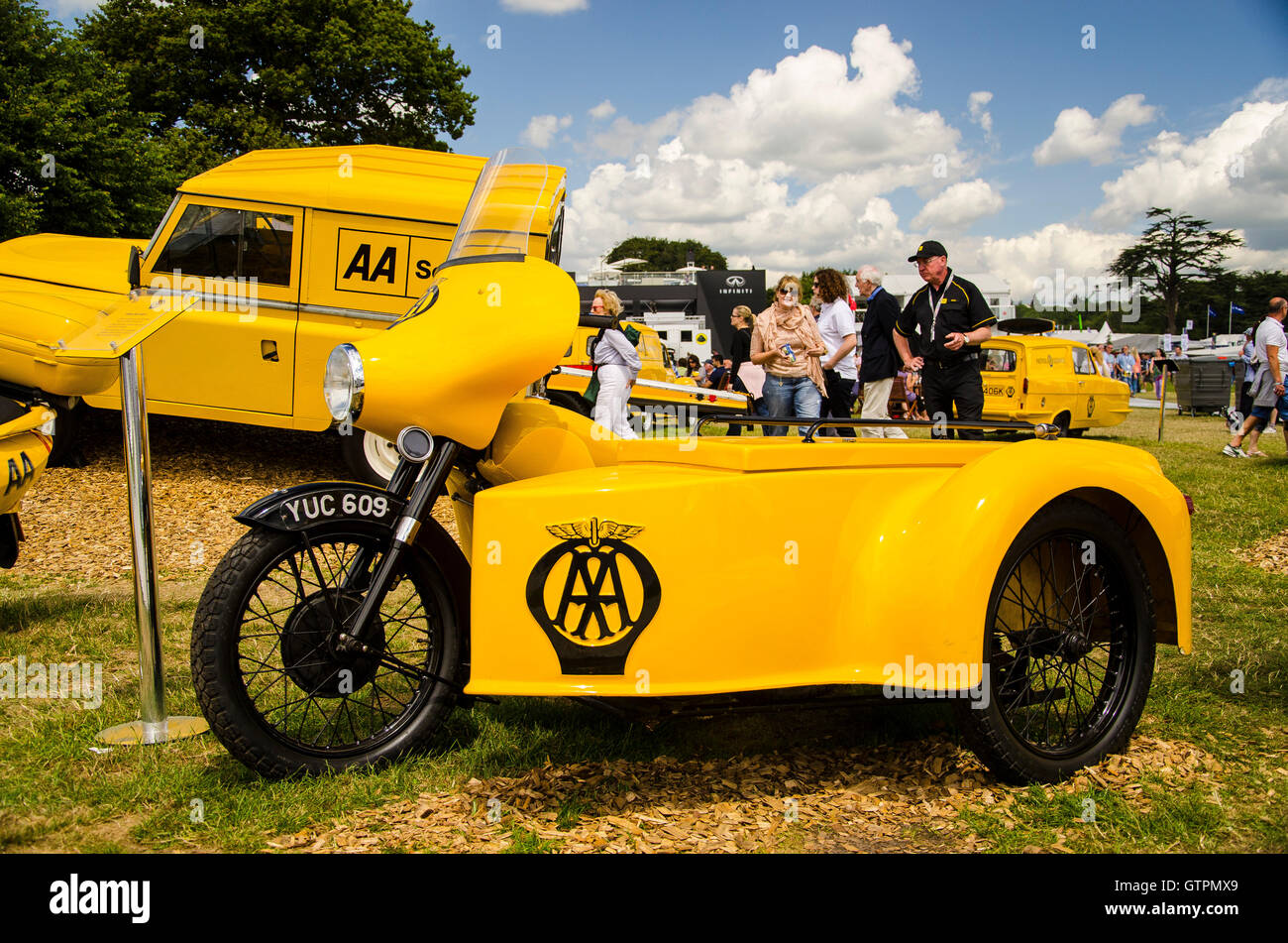 AA Break down Vehicles on display at Goodwood Festival of Speed Stock ...
