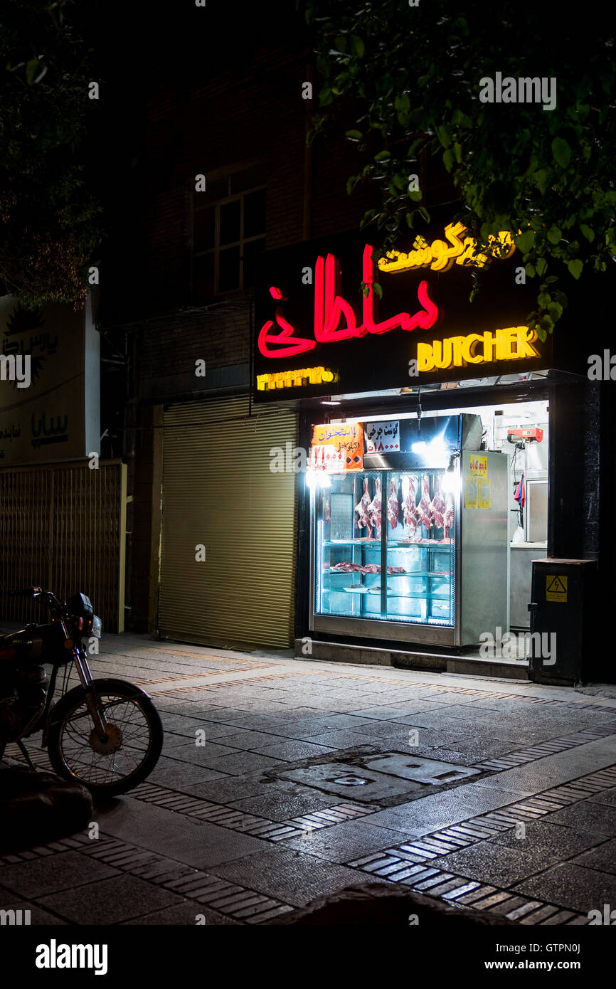 Butcher sheep heads meat hi-res stock photography and images - Alamy