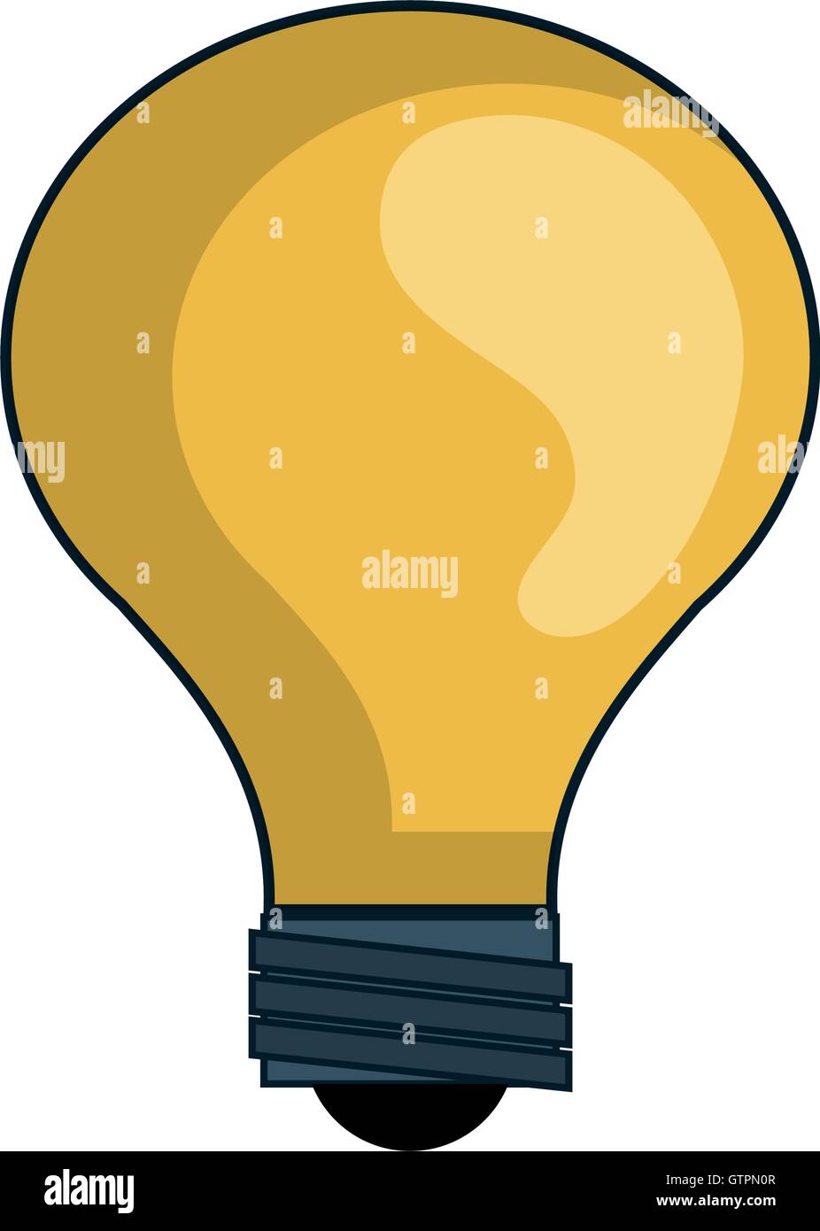 yellow bulb light Stock Vector Image & Art - Alamy