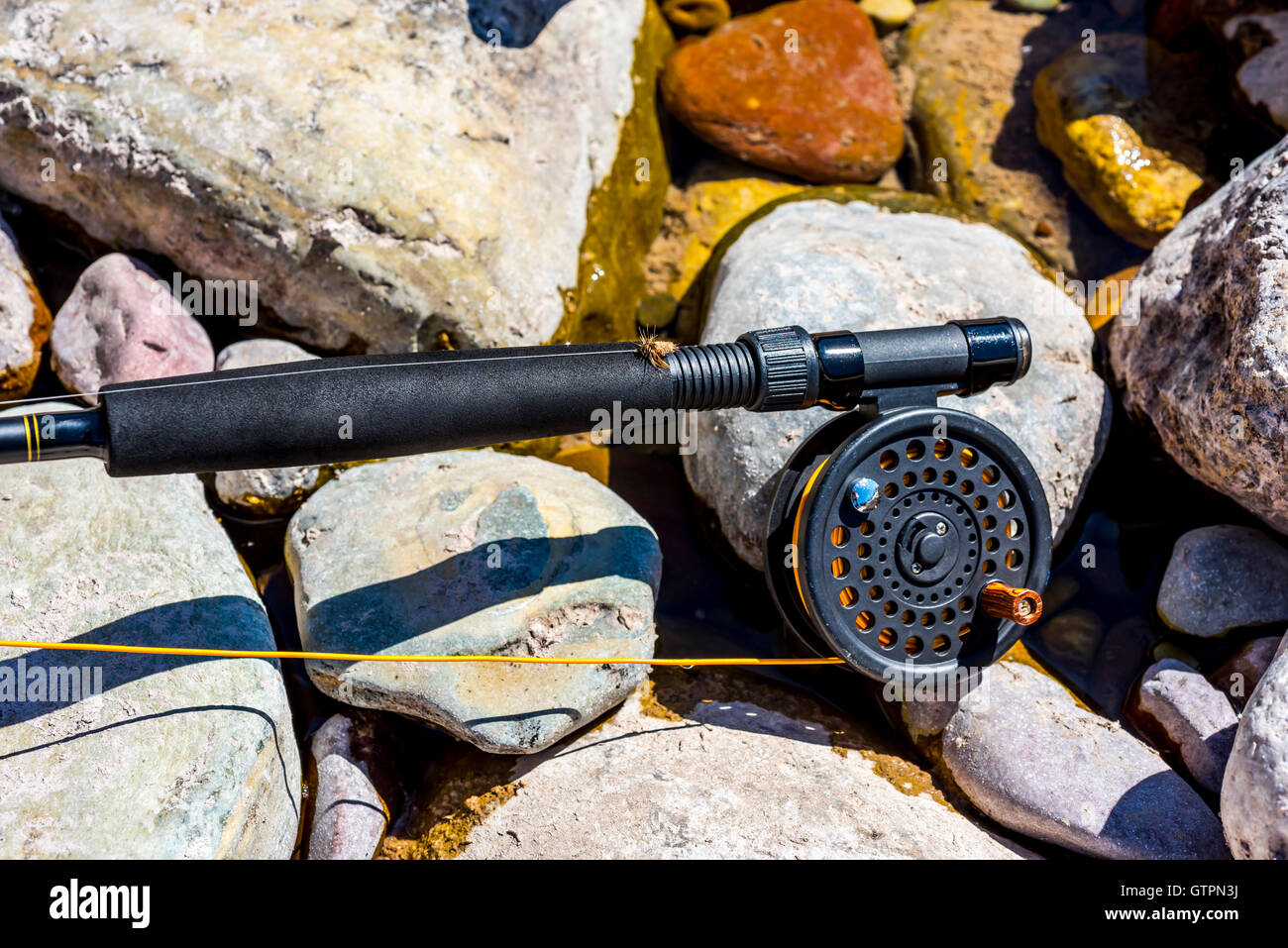 Pole and line fishing hi-res stock photography and images - Alamy