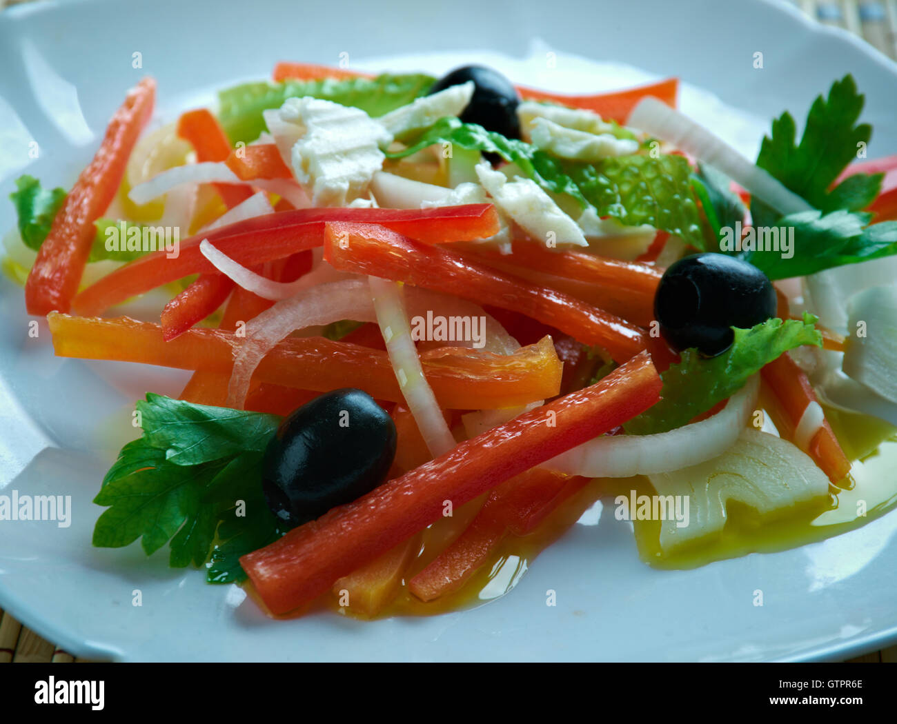 shalgam - Kazakh salad of radish Stock Photo - Alamy