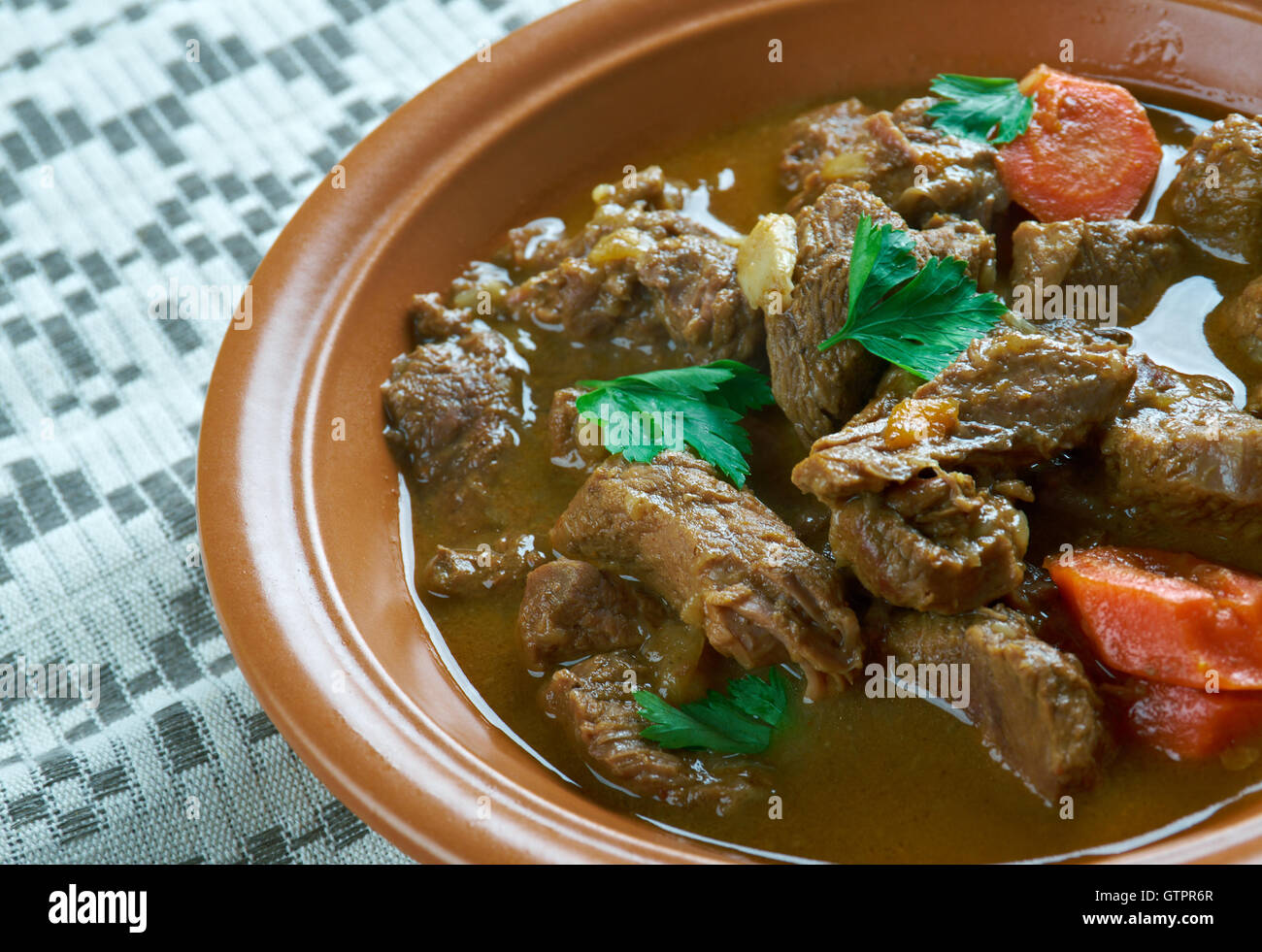 Czech beef goulash close up hi-res stock photography and images - Alamy