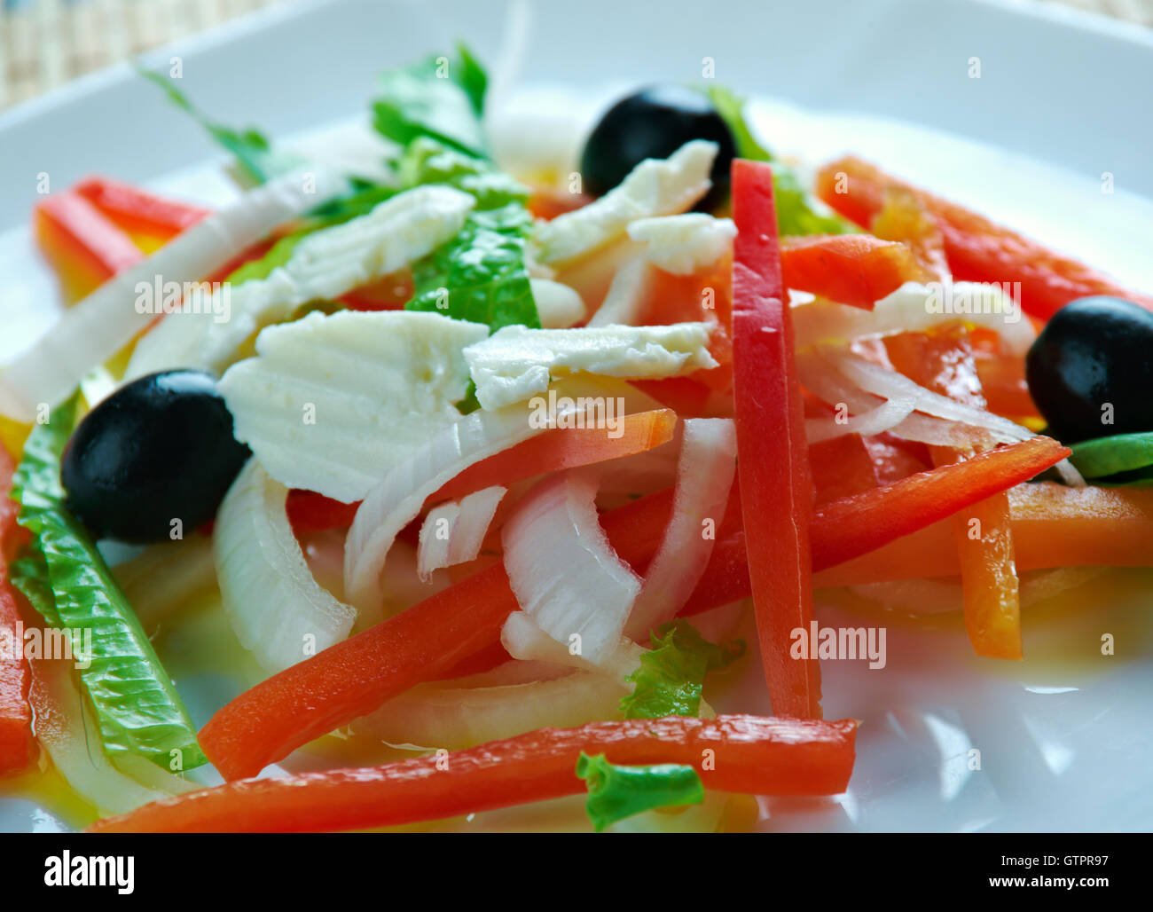 shalgam - Kazakh salad of radish Stock Photo - Alamy