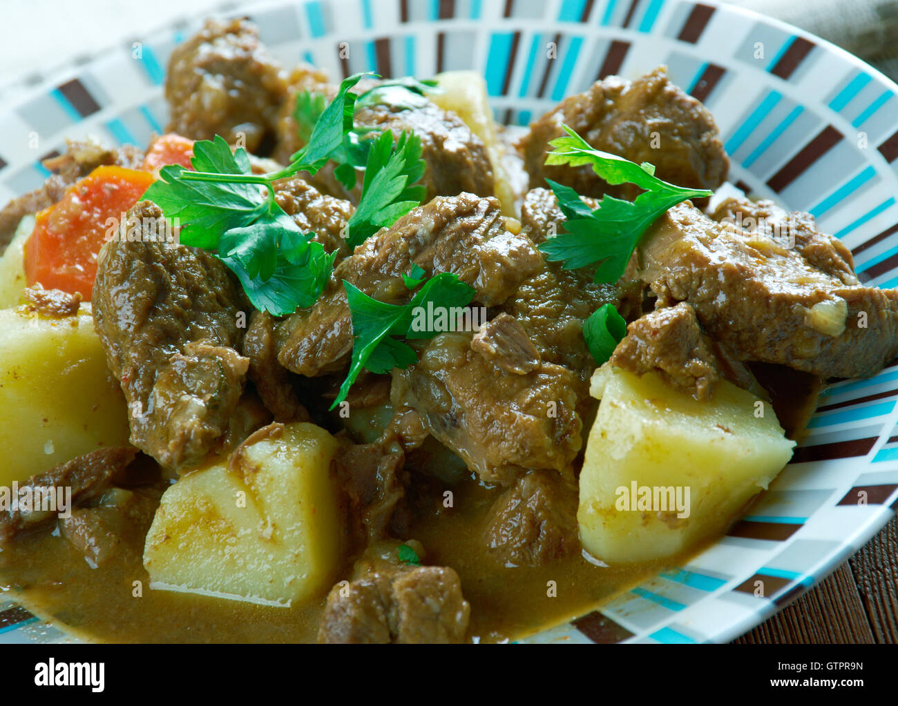 Czech beef goulash close up hi-res stock photography and images - Alamy