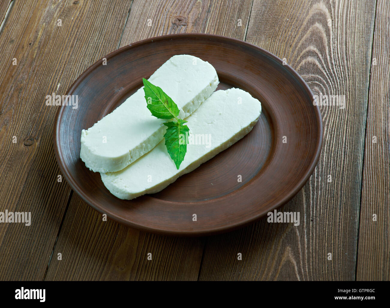 Tushuri Cheeses.Georgian cuisine Stock Photo - Alamy