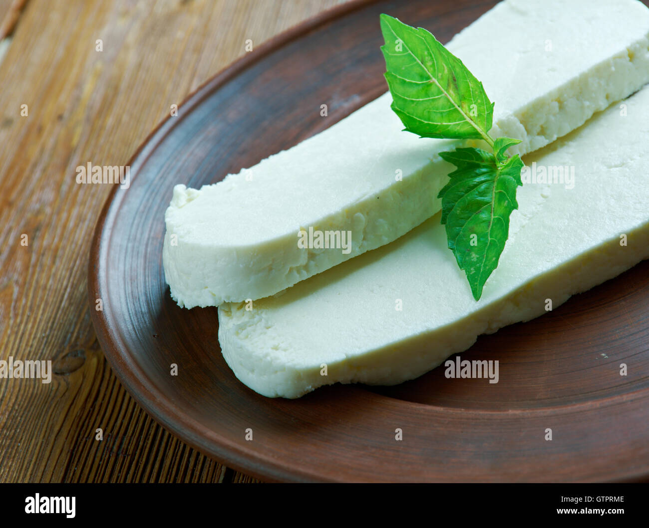 Tushuri Cheeses.Georgian cuisine Stock Photo - Alamy