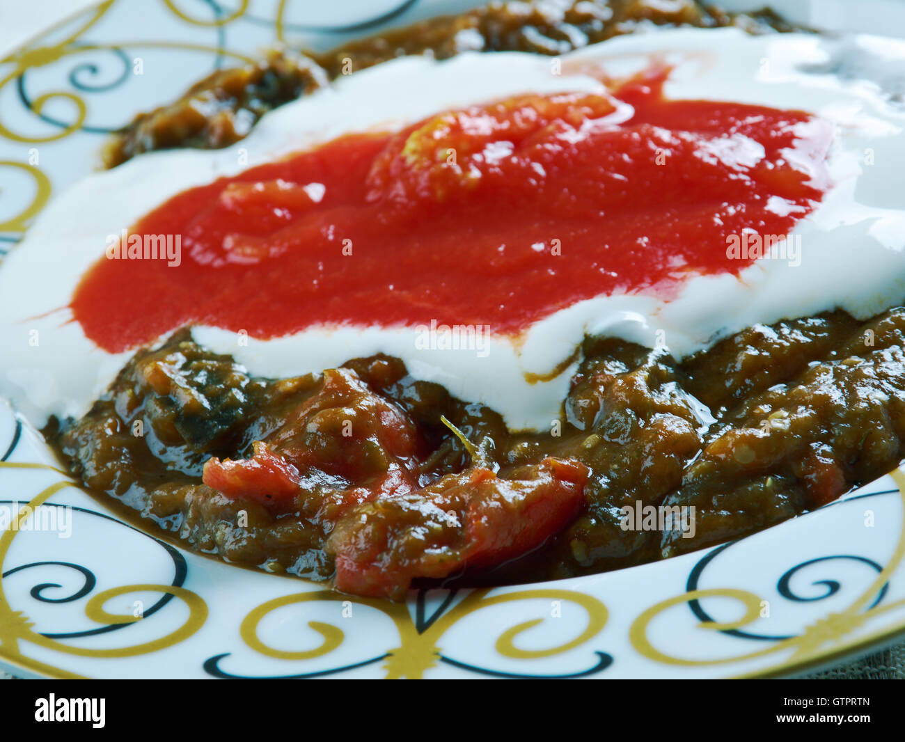 Kopoglu - popular Bulgarian and Turkish spread and salad Stock Photo ...