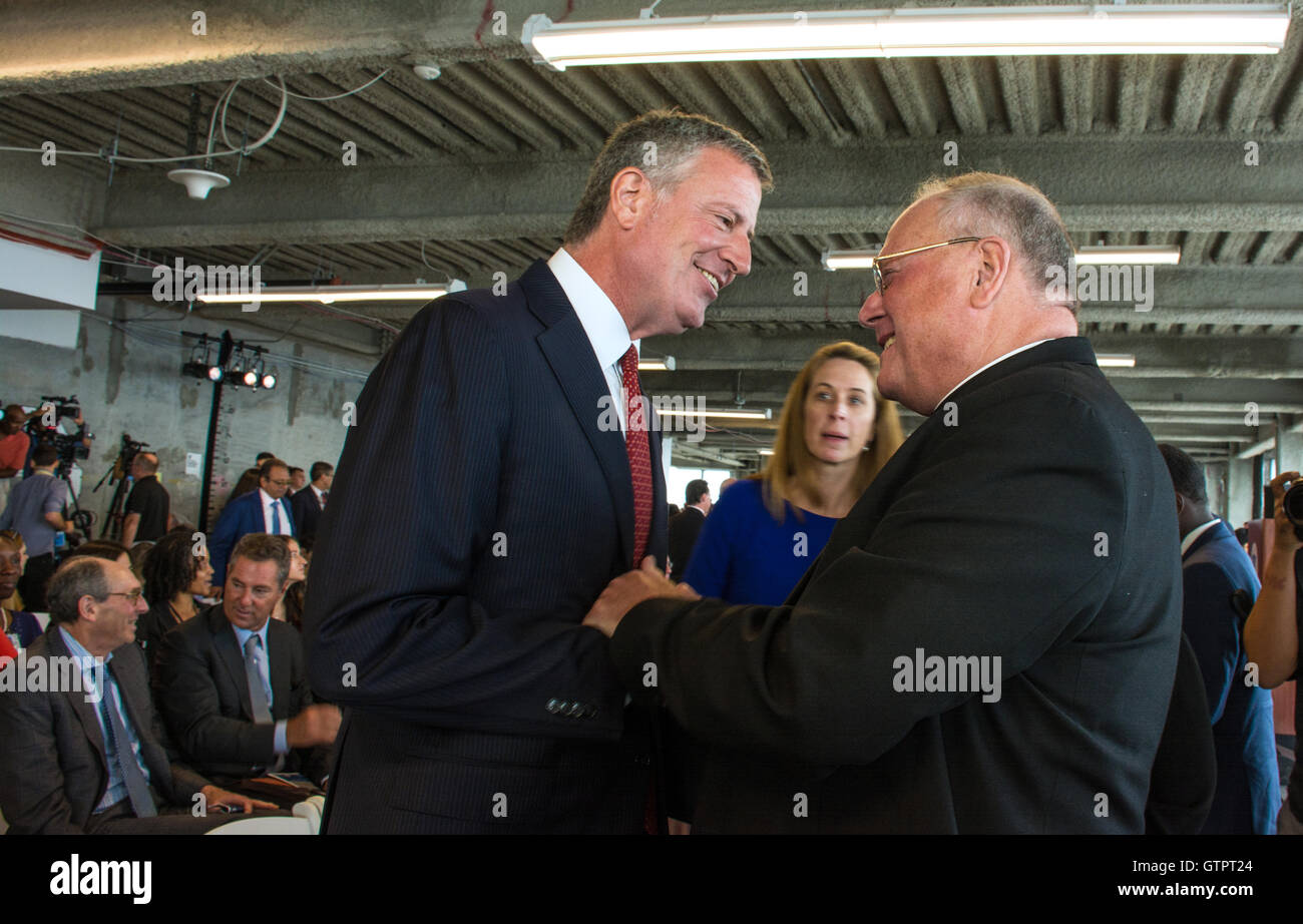 Brooklyn, United States. 09th Sep, 2016. Mayor of New York City, Bill ...