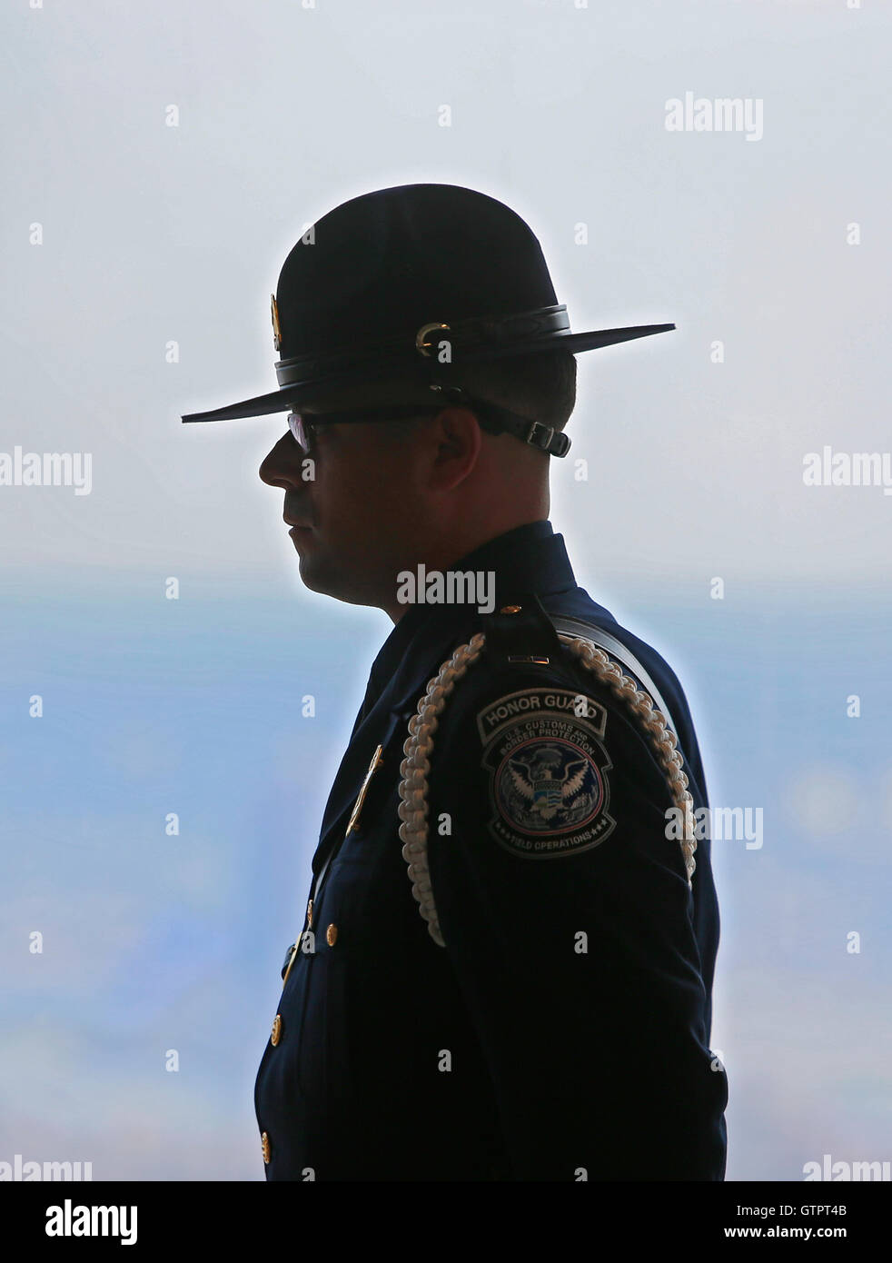 New York City, United States. 09th Sep, 2016. Member of state police ...