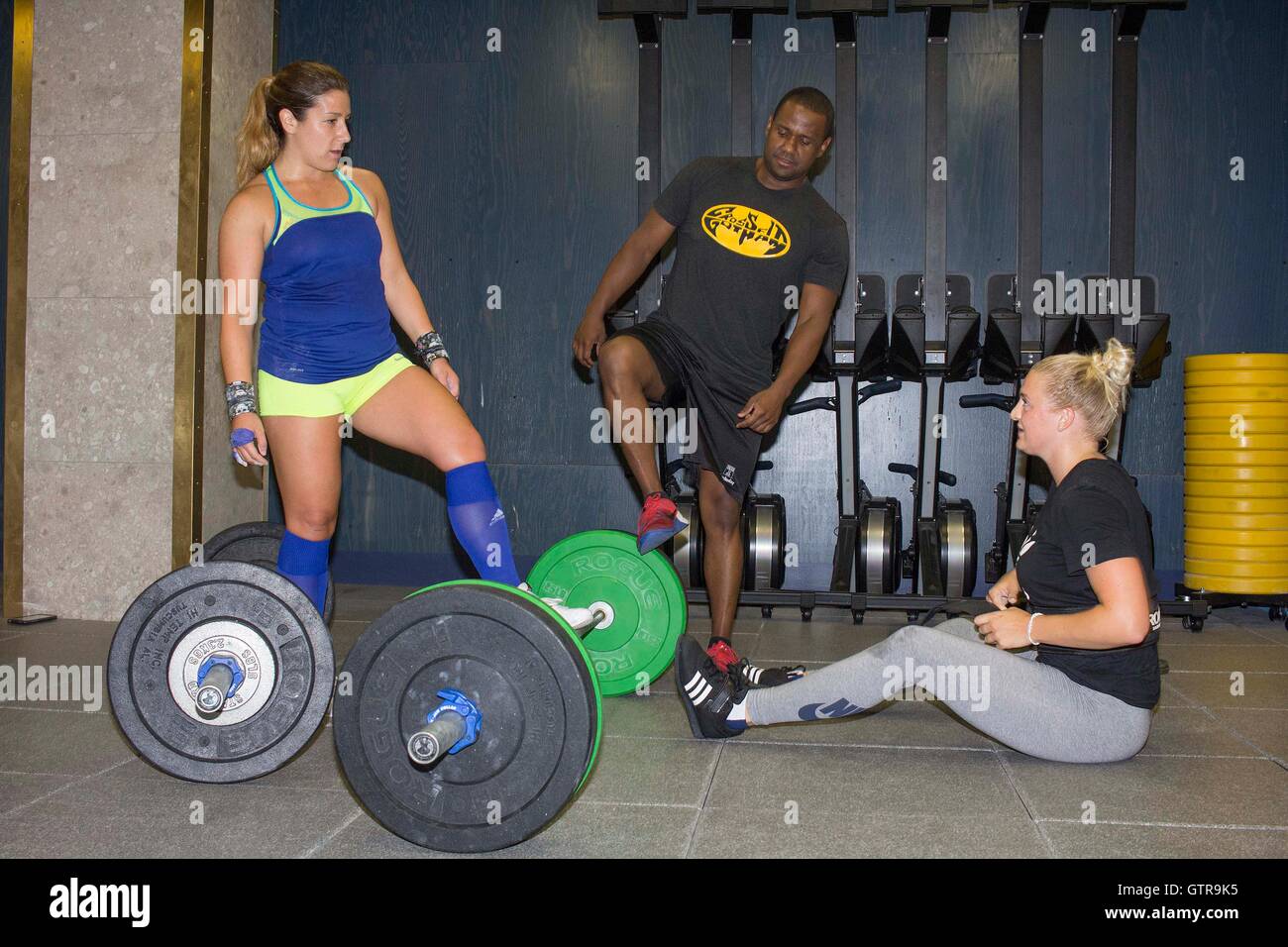 New York, New York, USA. 8th Aug, 2016. Crossfit workout photo by John ...