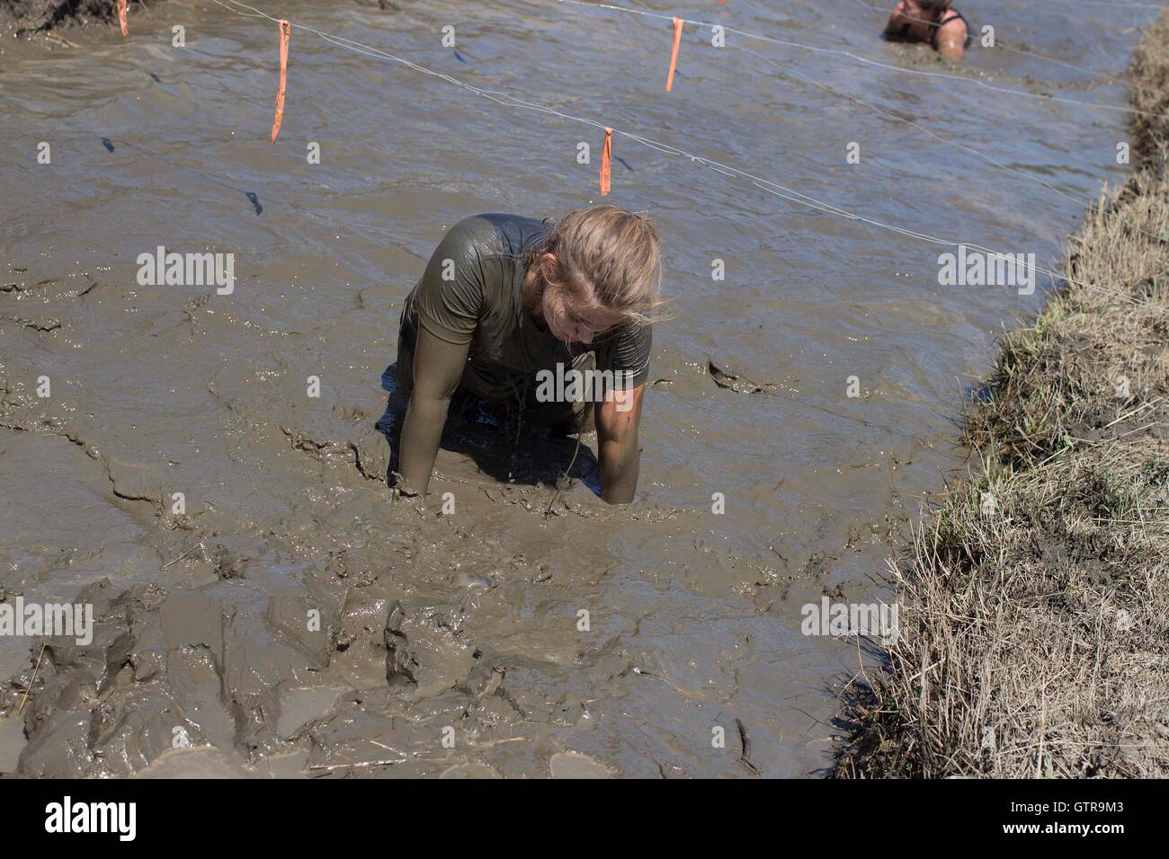 New York, New York, USA. 20th Aug, 2016. Mud race in Newport, Oregon ...