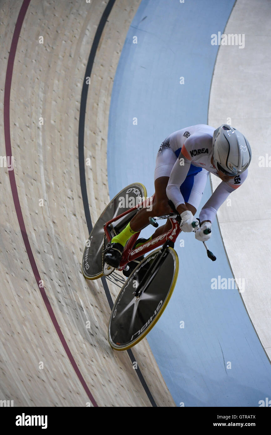Rio de Janeiro, Brazil 09SEP16: Yongsik Jin of Korea competes in ...