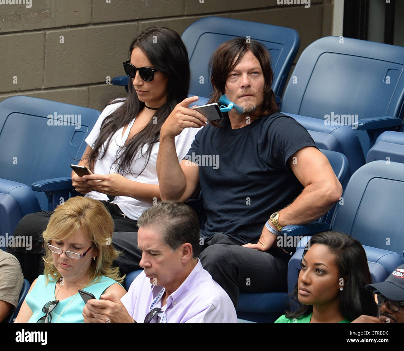 Flushing, New York, USA. 09th Sep, 2016. Norman Reedus is sighted ...