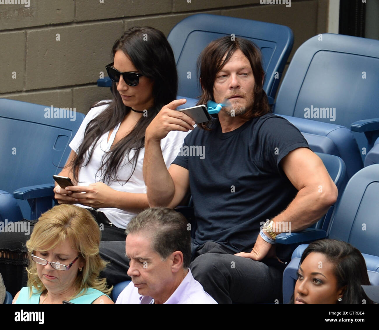 Flushing, New York, USA. 09th Sep, 2016. Norman Reedus is sighted ...