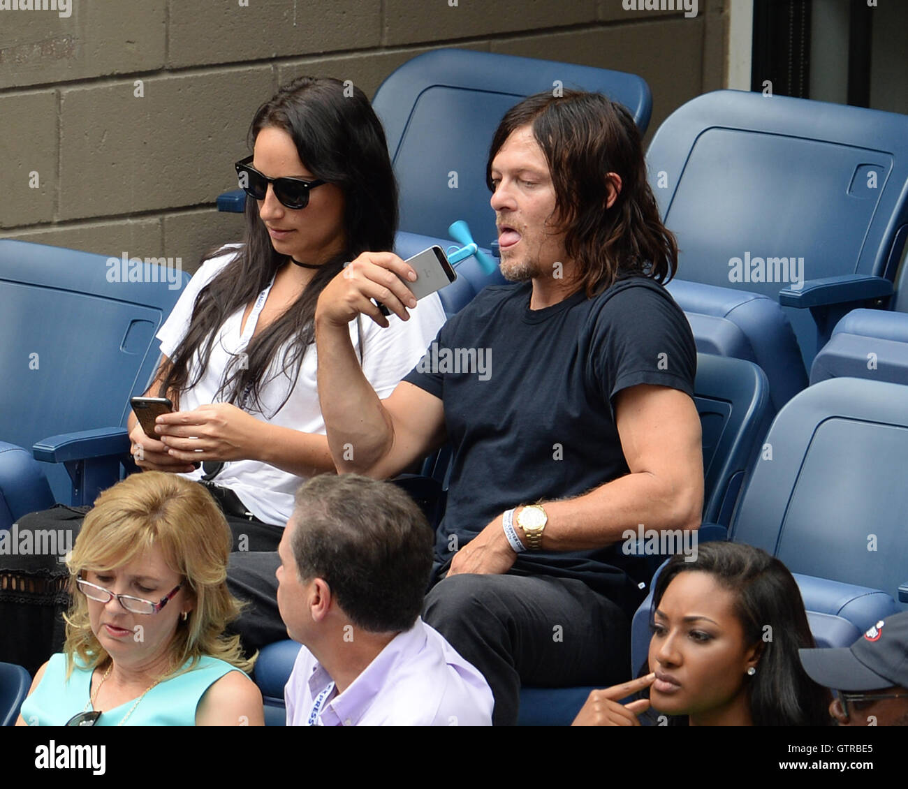 Flushing, New York, USA. 09th Sep, 2016. Norman Reedus is sighted ...