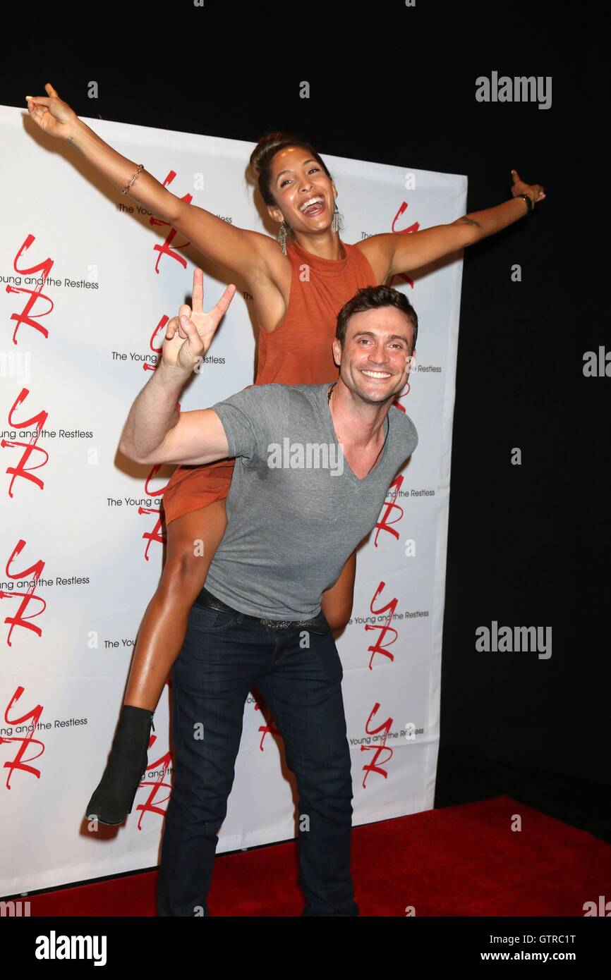 Los Angeles, CA, USA. 8th Sep, 2016. Christel Khalil, Daniel Goddard at ...