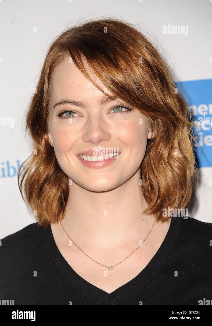 Los Angeles, CA, USA. 9th Sep, 2016. Emma Stone at arrivals for Stand ...