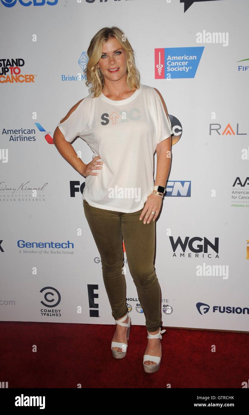 Los Angeles, CA, USA. 9th Sep, 2016. Alison Sweeney at arrivals for ...
