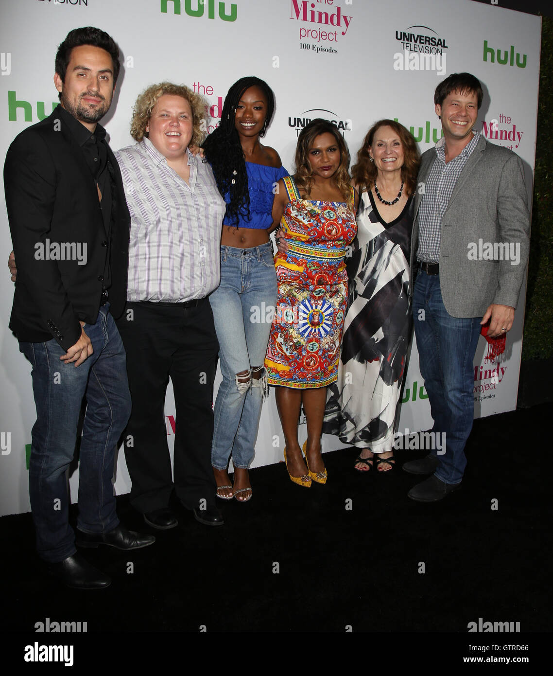 West Hollywood, Ca. 09th Sep, 2016. Mindy Kaling, Ed Weeks, Ike ...
