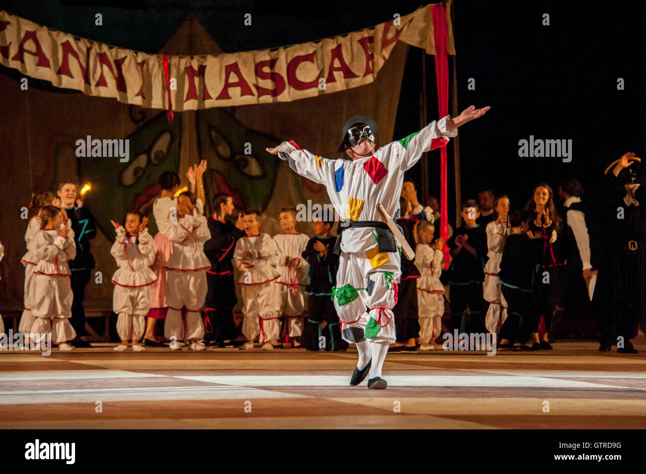 Marostica, Italy. 9th september, 2016. Participants in costume attend ...