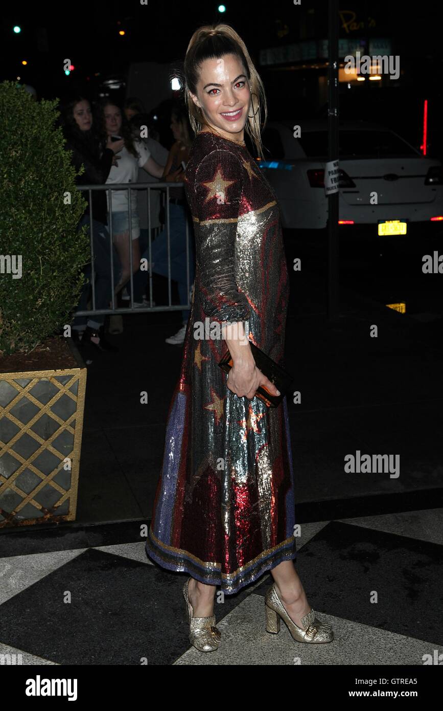 NEW YORK, NY - SEPTEMBER 9: Chelsea Leyland arrives to Harper's Bazaar ...