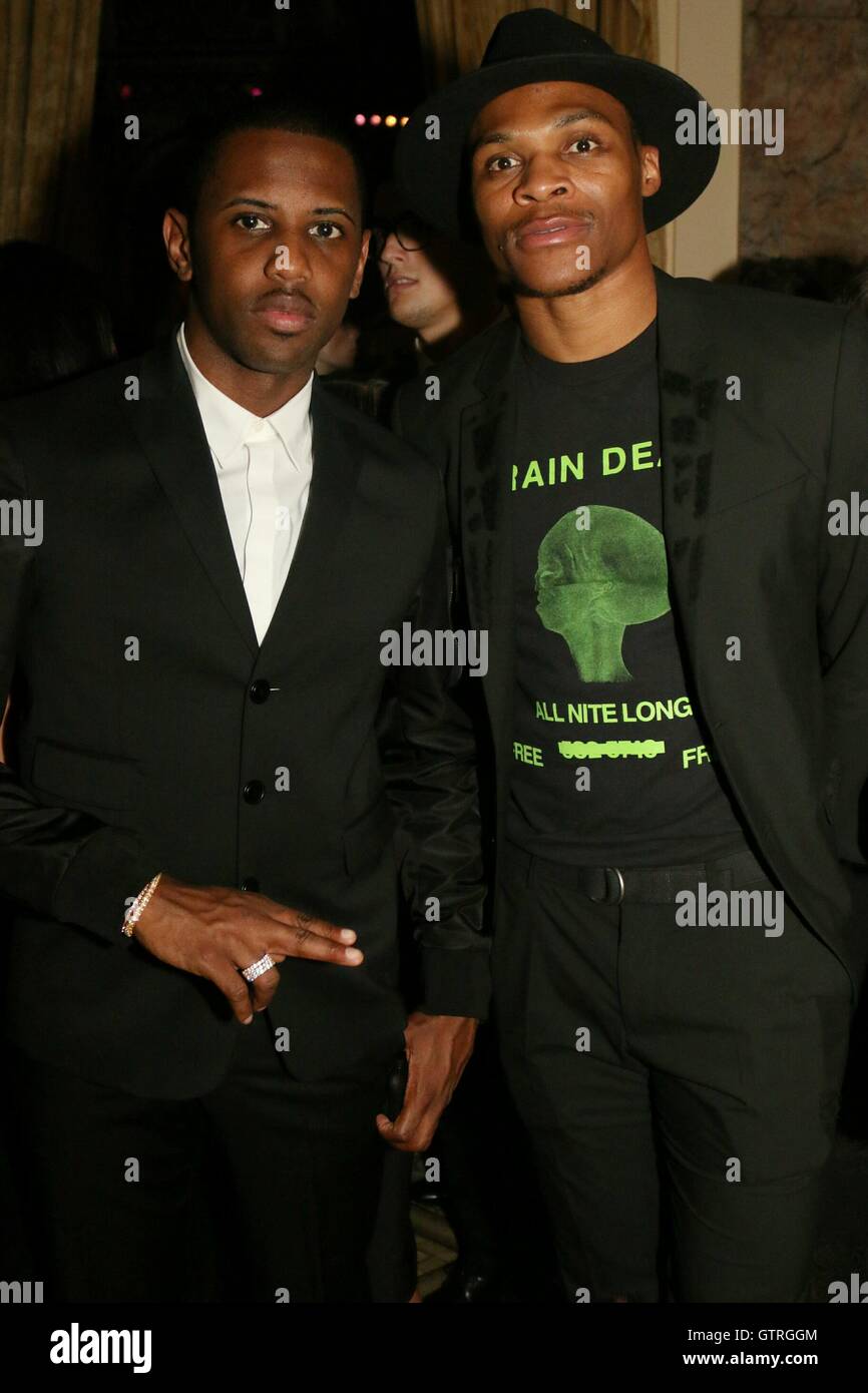 NEW YORK, NY - SEPTEMBER 9: Fabulous and Russell Westbrook at Harper's ...