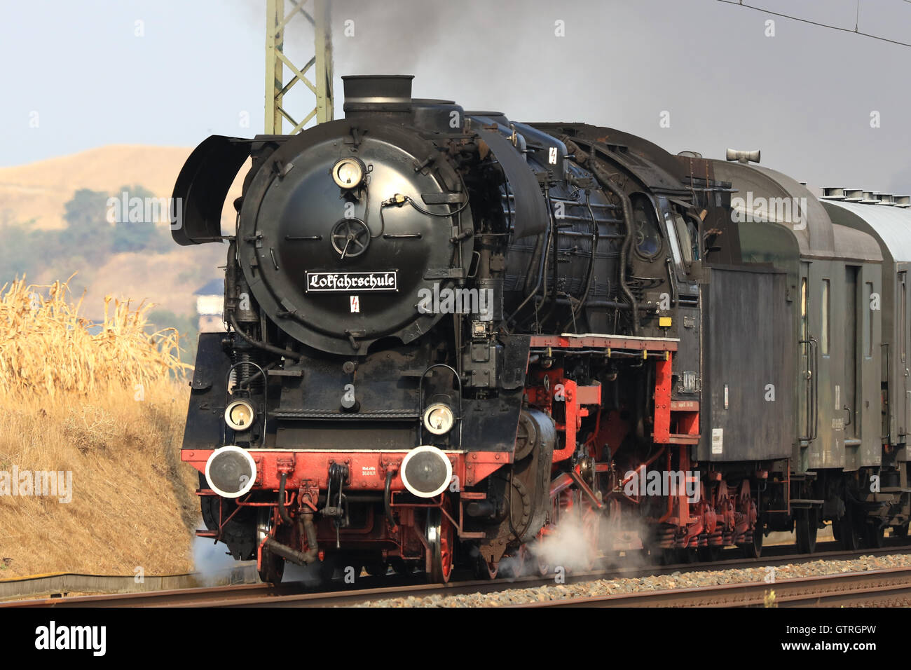 Magdeburg, Germany. 10th Sep, 2016. A class 44 steam locomotive with ...