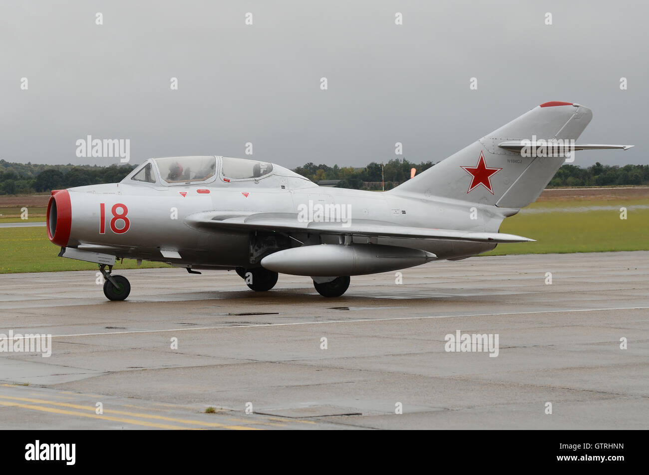 MiG 15 cold war era fighter jet plane Stock Photo - Alamy