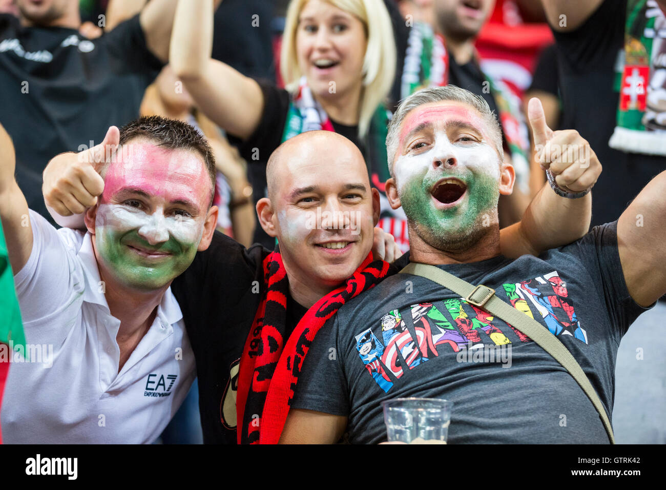 Copper Box Arena, London, UK. 10th Sep, 2016. The Hungarian fans have ...