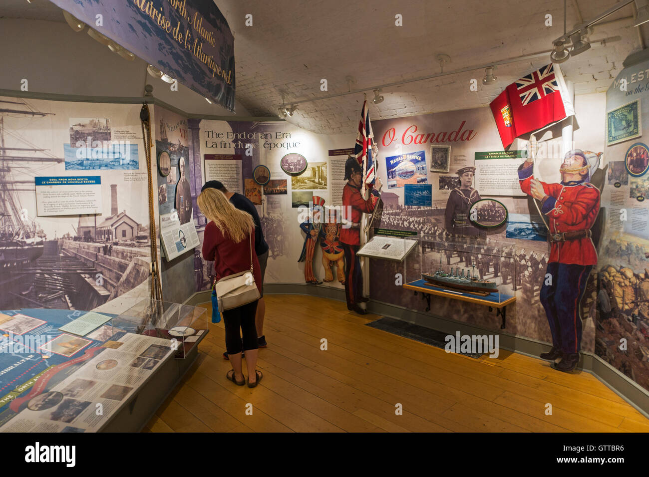 Citadel hill Fort George Halifax Nova Scotia Canada Stock Photo - Alamy